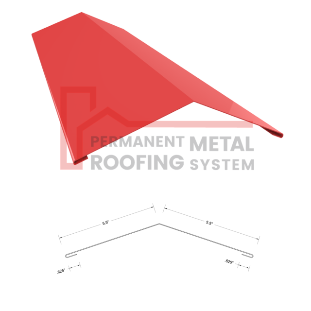 Durable Hip Caps for Metal Roofs - Seamless Protection